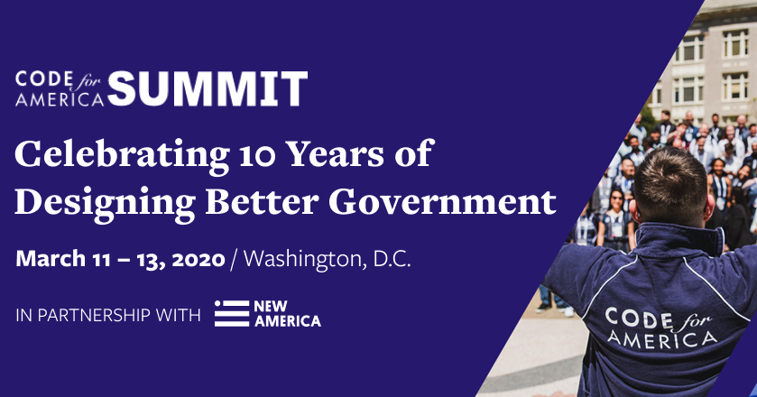 [CANCELLED] - Code for America Summit