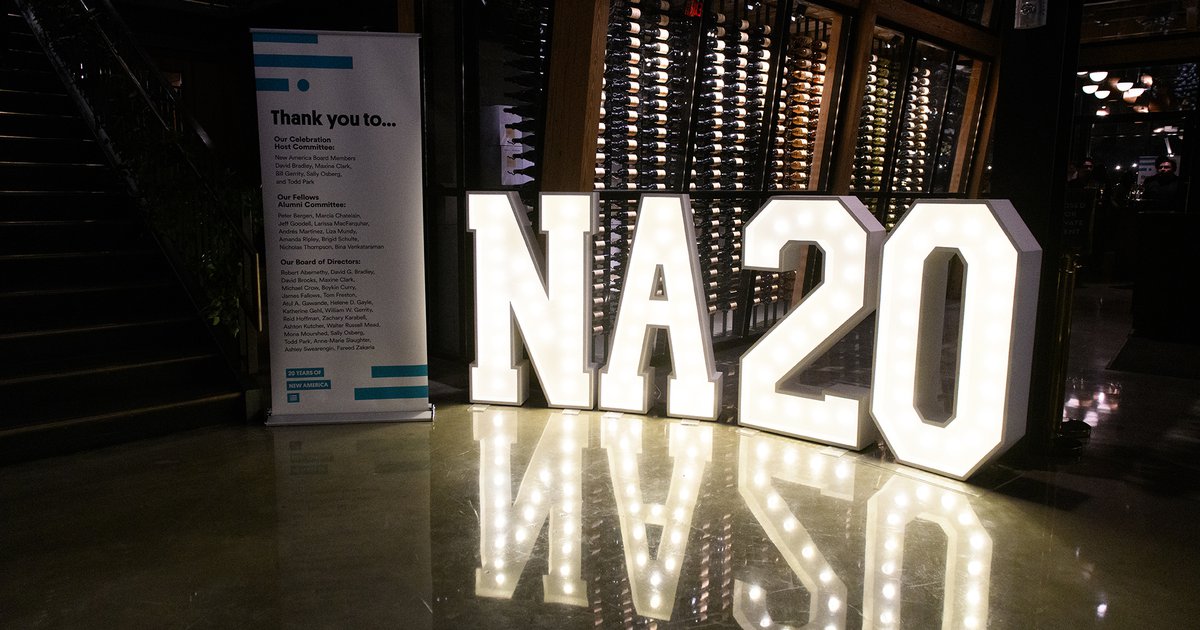 New America Turns 20