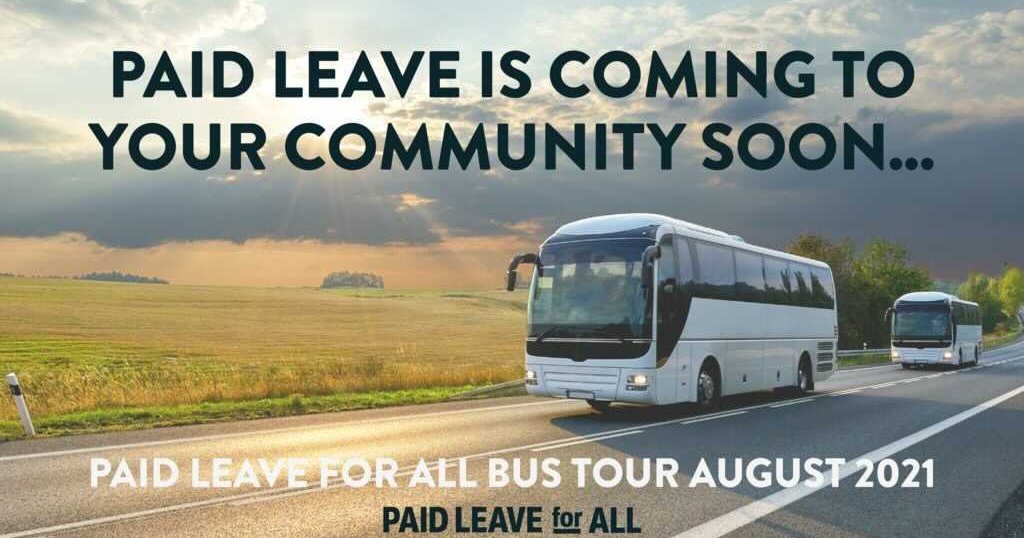 Get on Board: Paid Leave for All Bus Tour Across America
