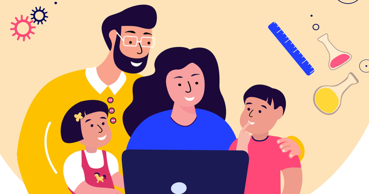 Learning at Home While Under-connected